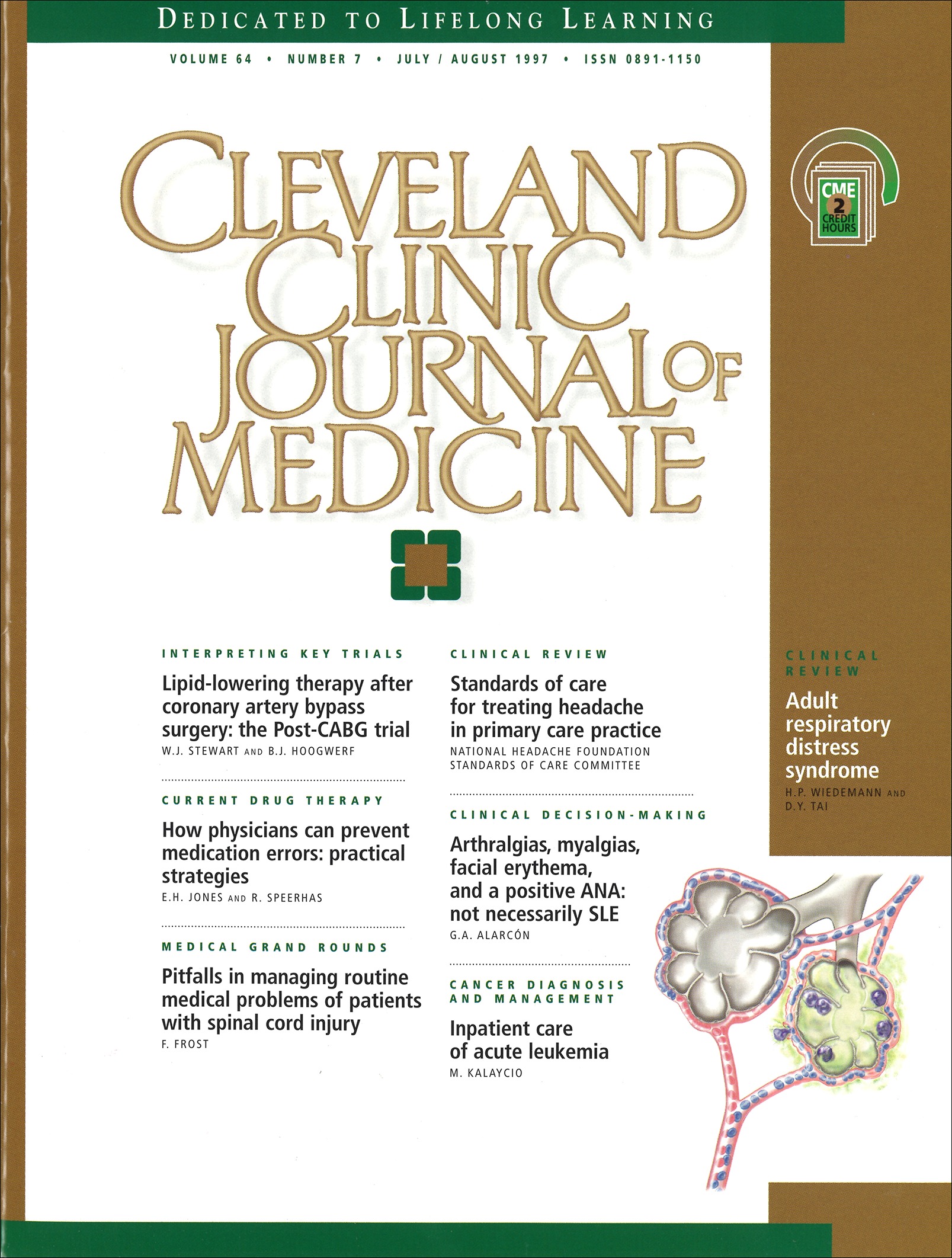 Index by author — July 01, 1997, 64 (7) | Cleveland Clinic Journal of ...